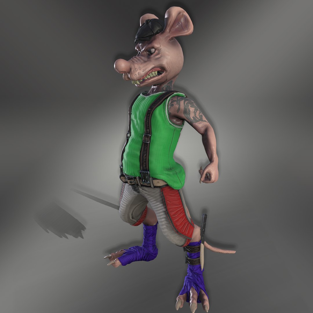 Bully Rat 3D model - TurboSquid 1747885