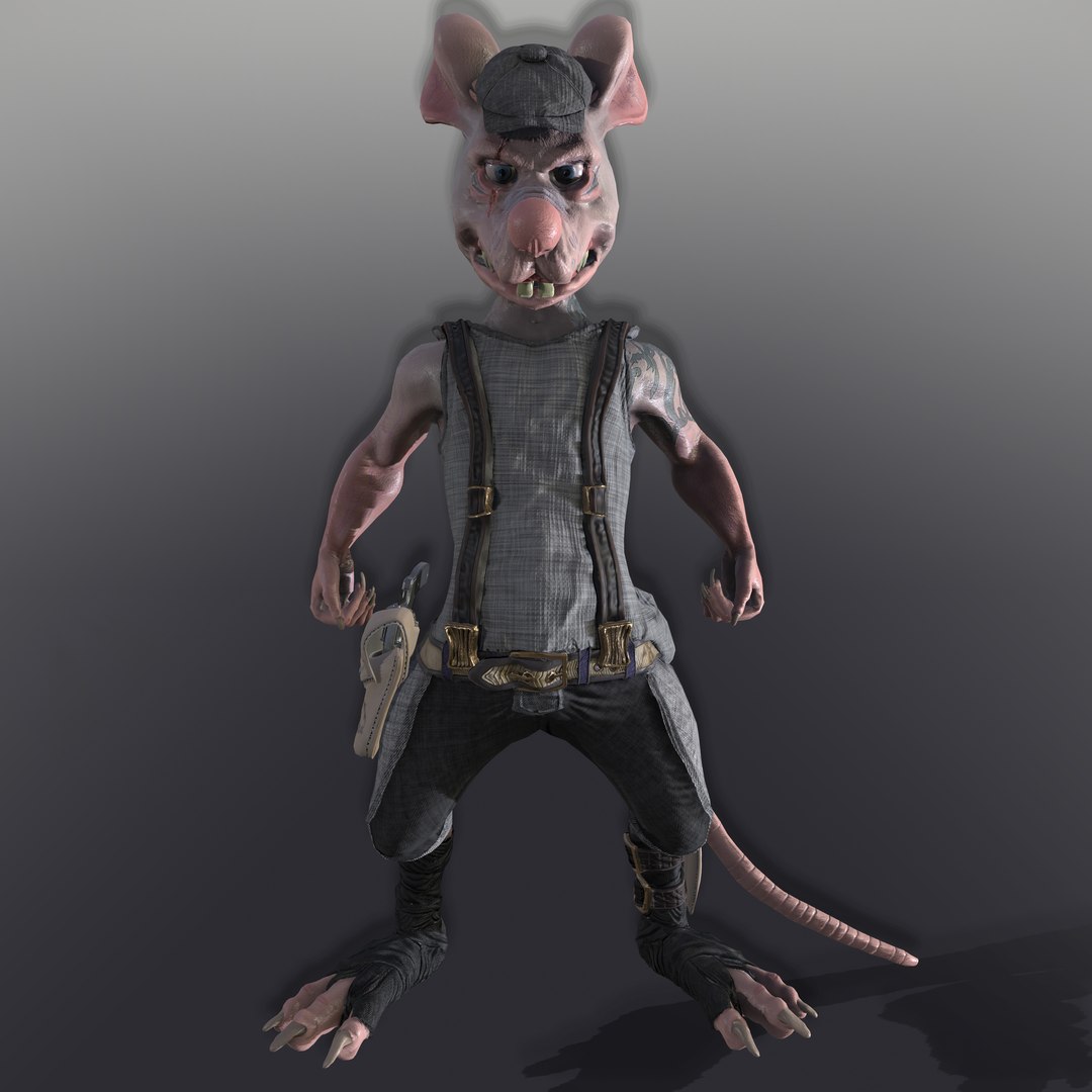 Bully Rat 3D model - TurboSquid 1747885