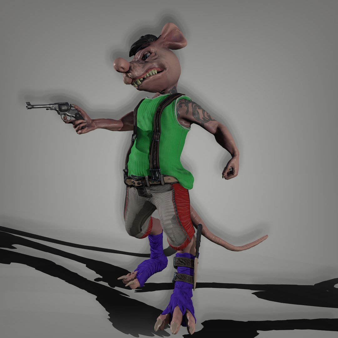 Bully Rat 3D model - TurboSquid 1747885