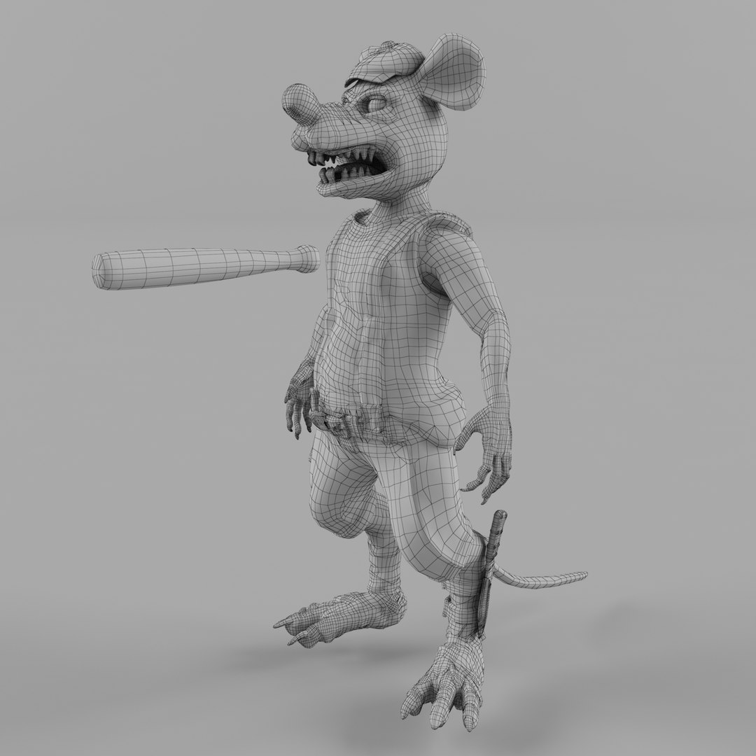 Bully Rat 3D model - TurboSquid 1747885