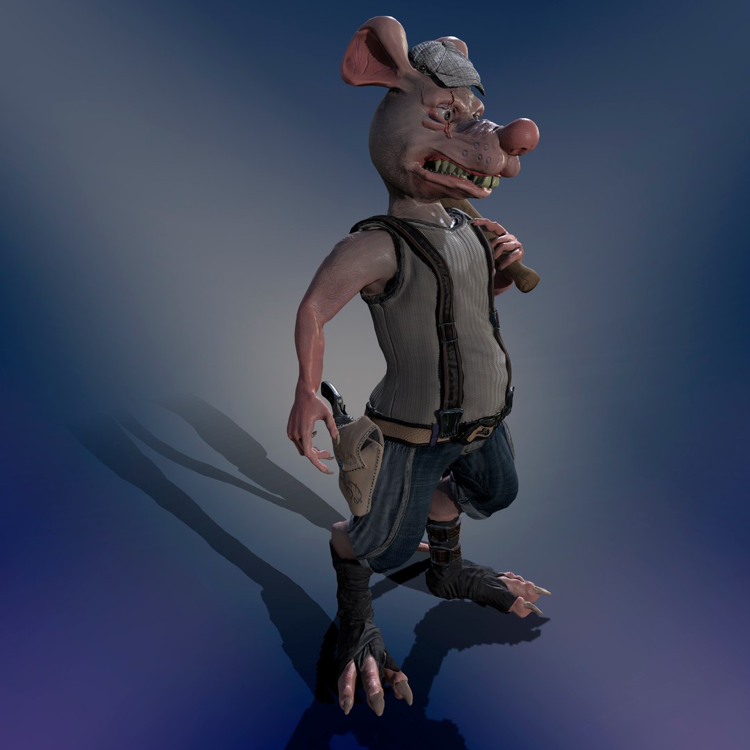 Bully Rat 3D model - TurboSquid 1747885