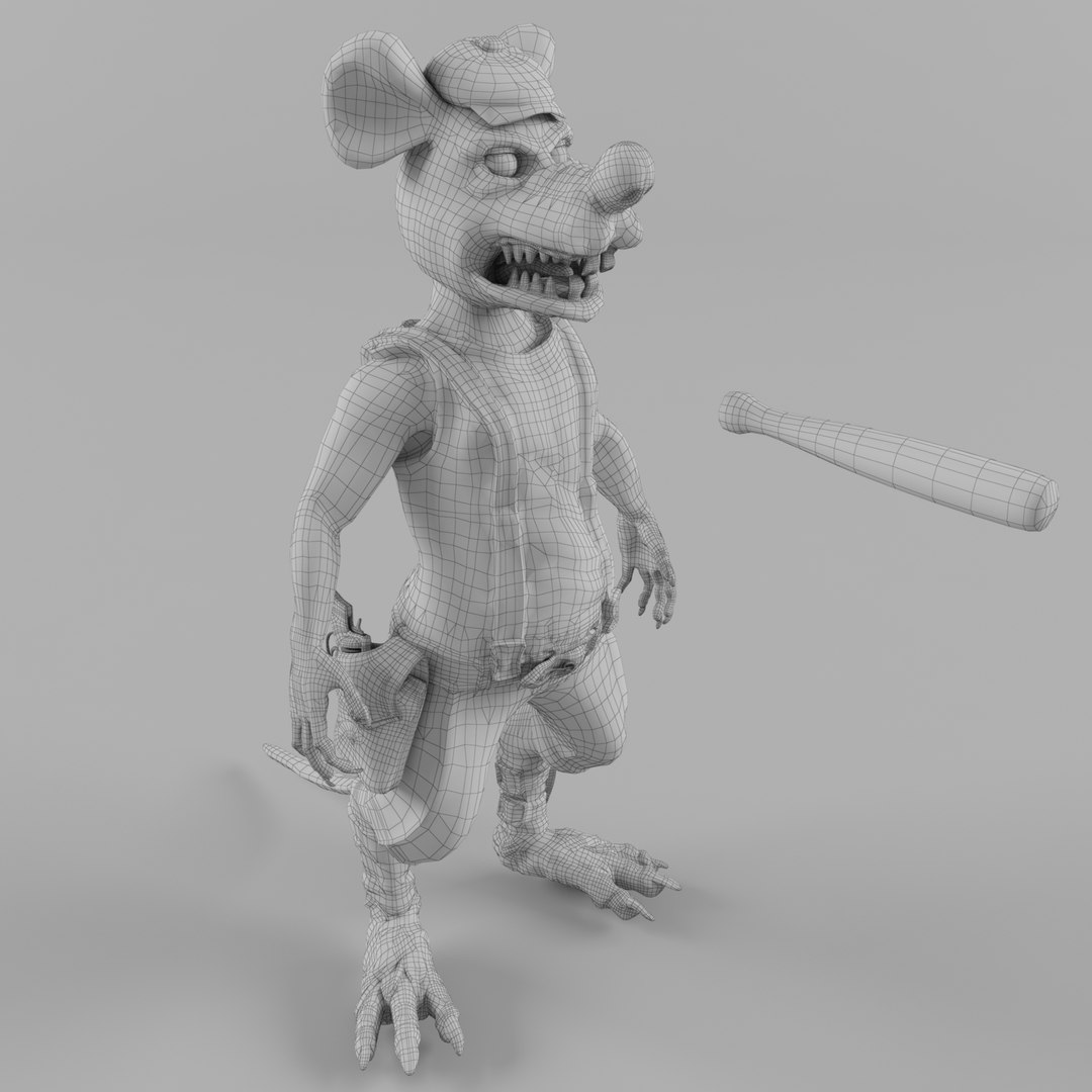 Bully Rat 3D model - TurboSquid 1747885