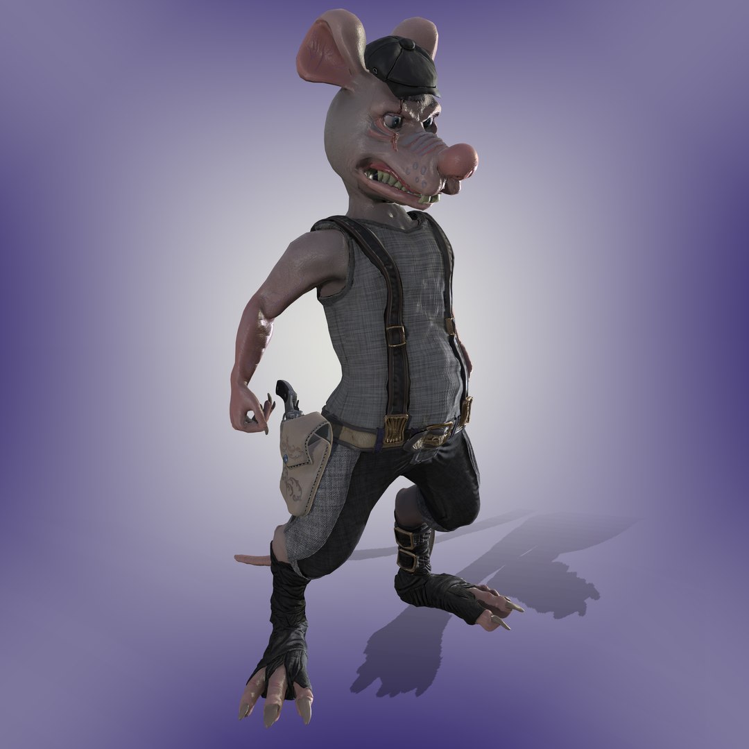 Bully Rat 3D model - TurboSquid 1747885
