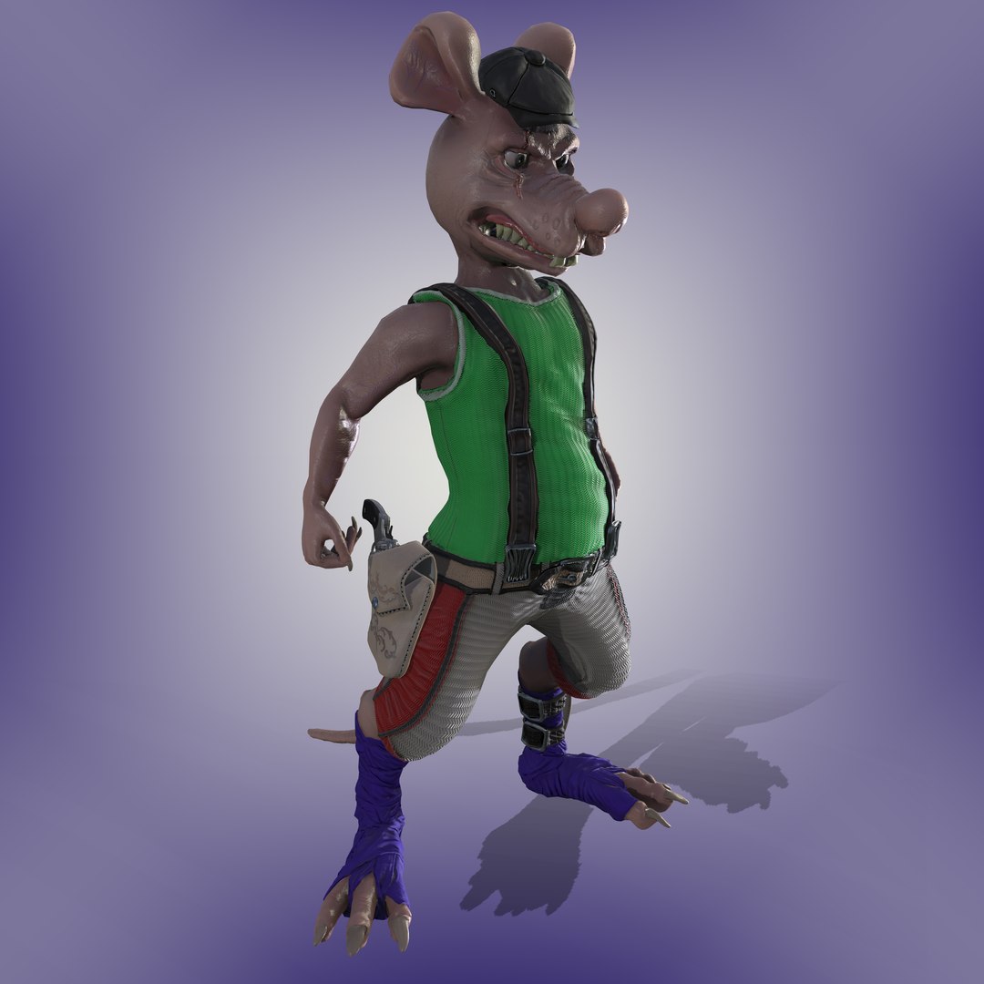 Bully Rat 3D model - TurboSquid 1747885