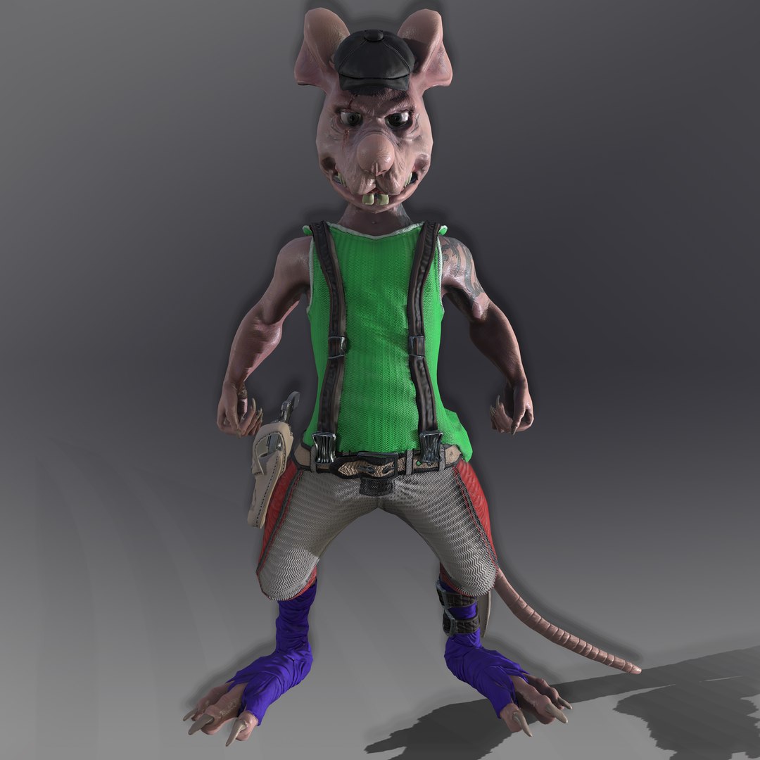 Bully Rat 3D model - TurboSquid 1747885