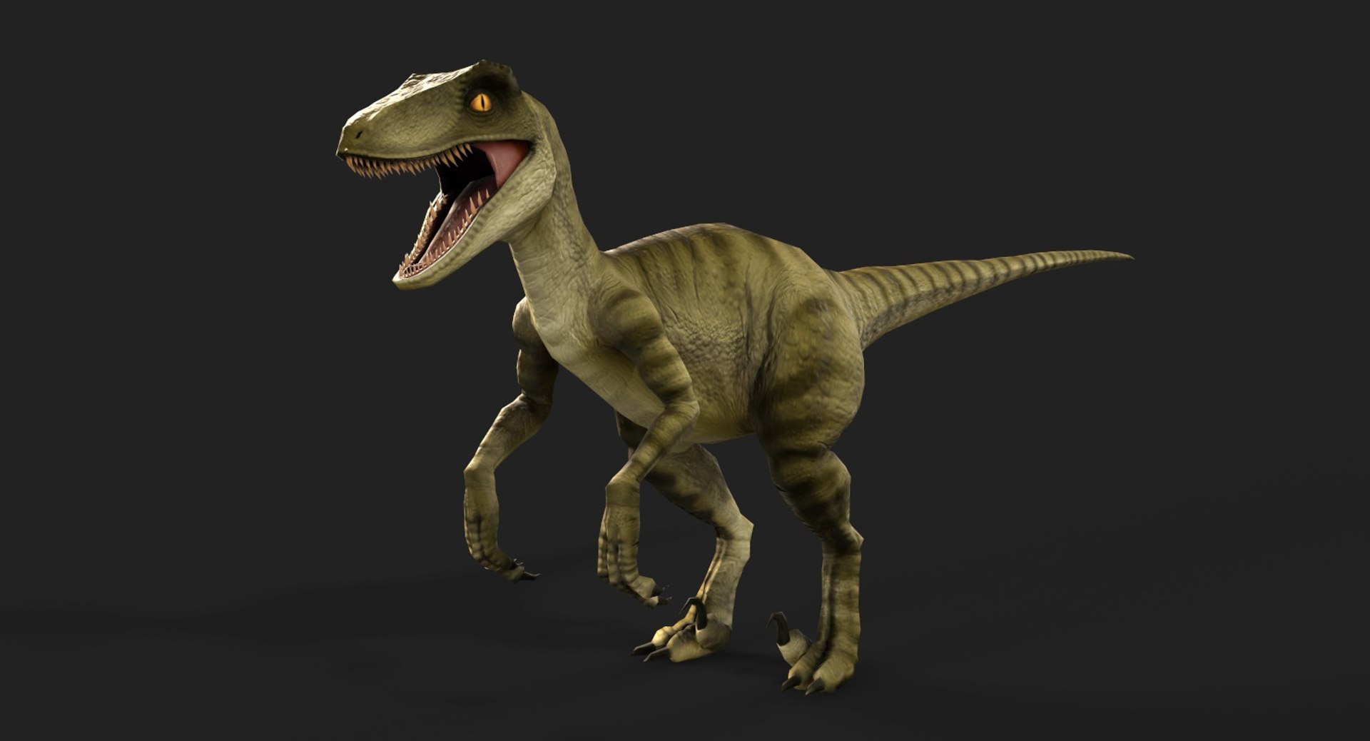 3D Velociraptor Dinosaur Games Model - TurboSquid 1216408