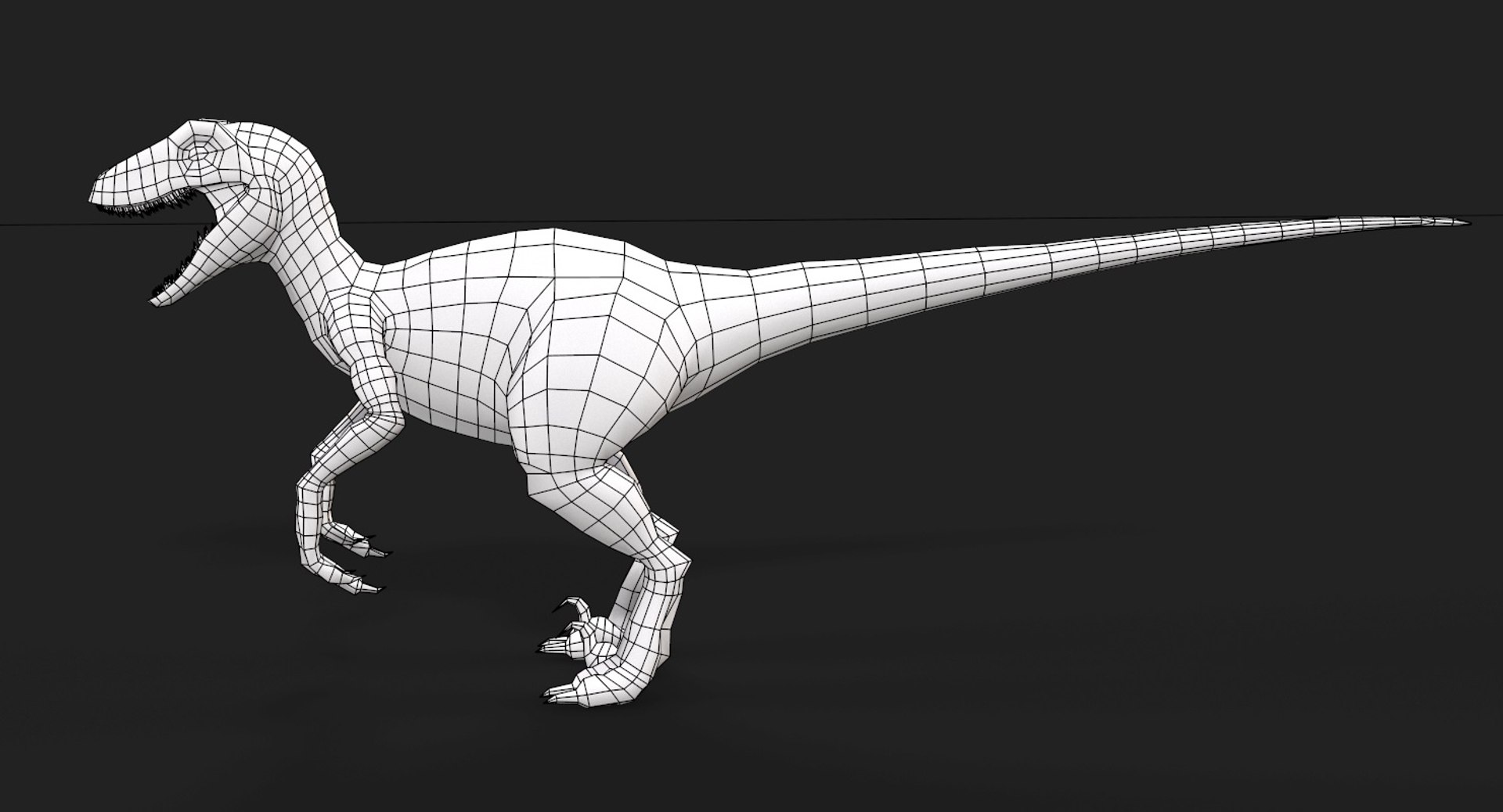 3D Velociraptor Dinosaur Games Model - TurboSquid 1216408