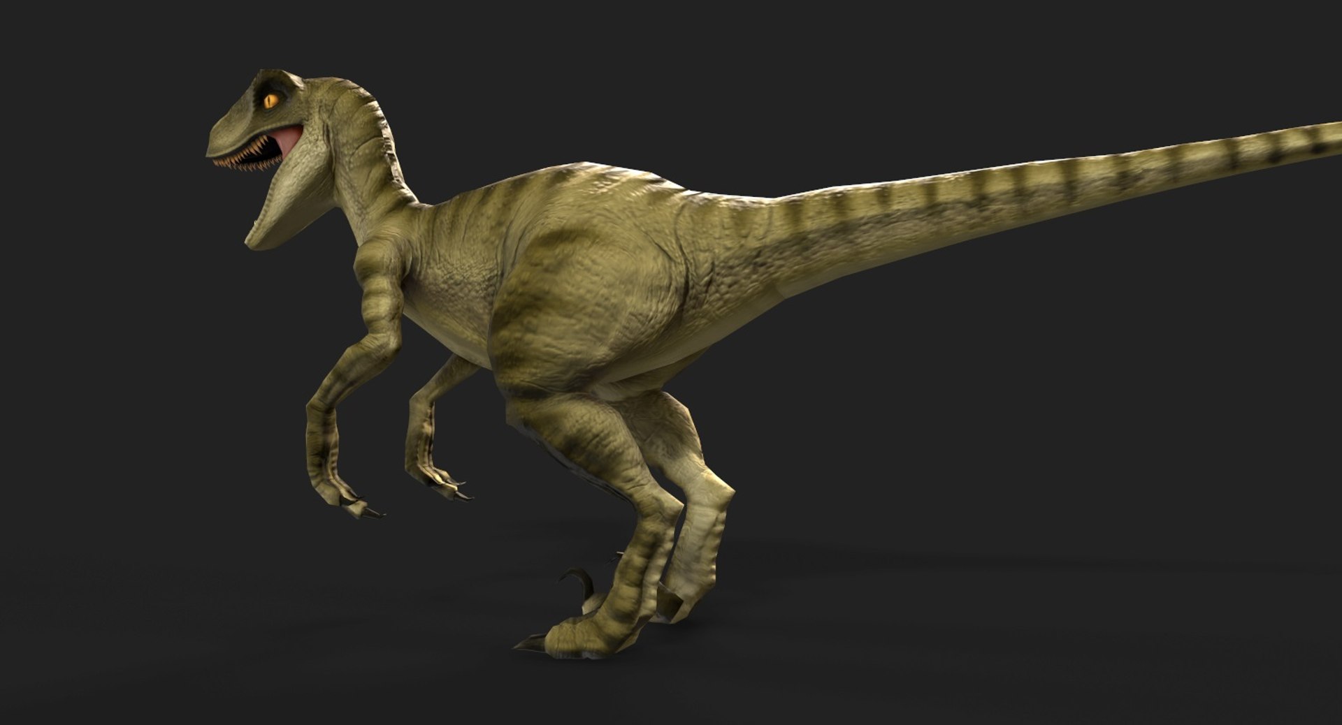 3D Velociraptor Dinosaur Games Model - TurboSquid 1216408