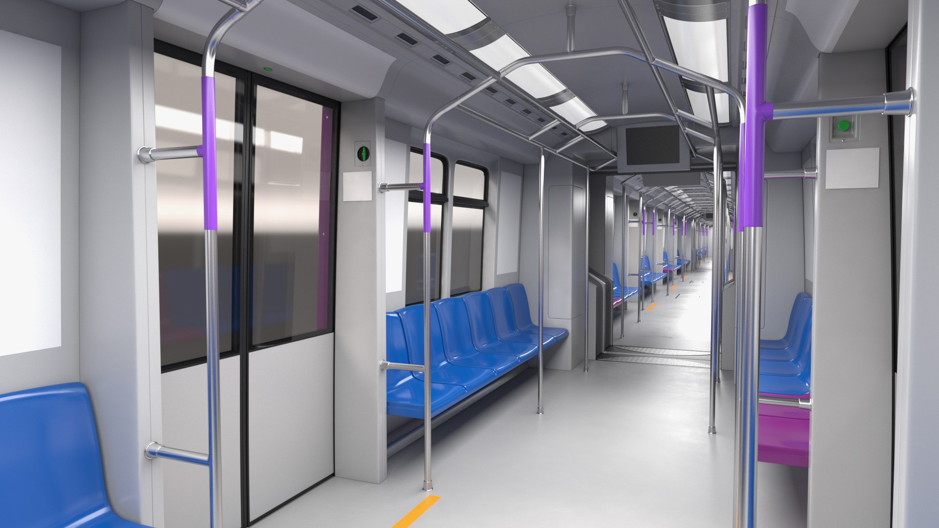 3D Urban Light Rail Train Rigged model - TurboSquid 1886144