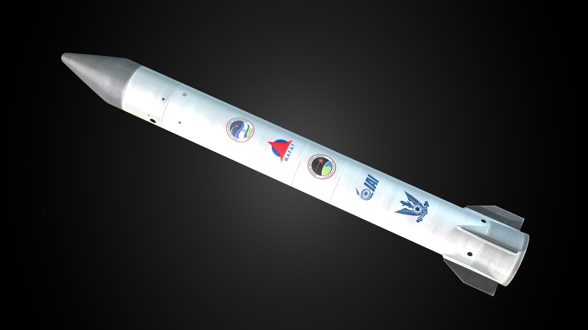 Jericho-III Missile Model - TurboSquid 2300340