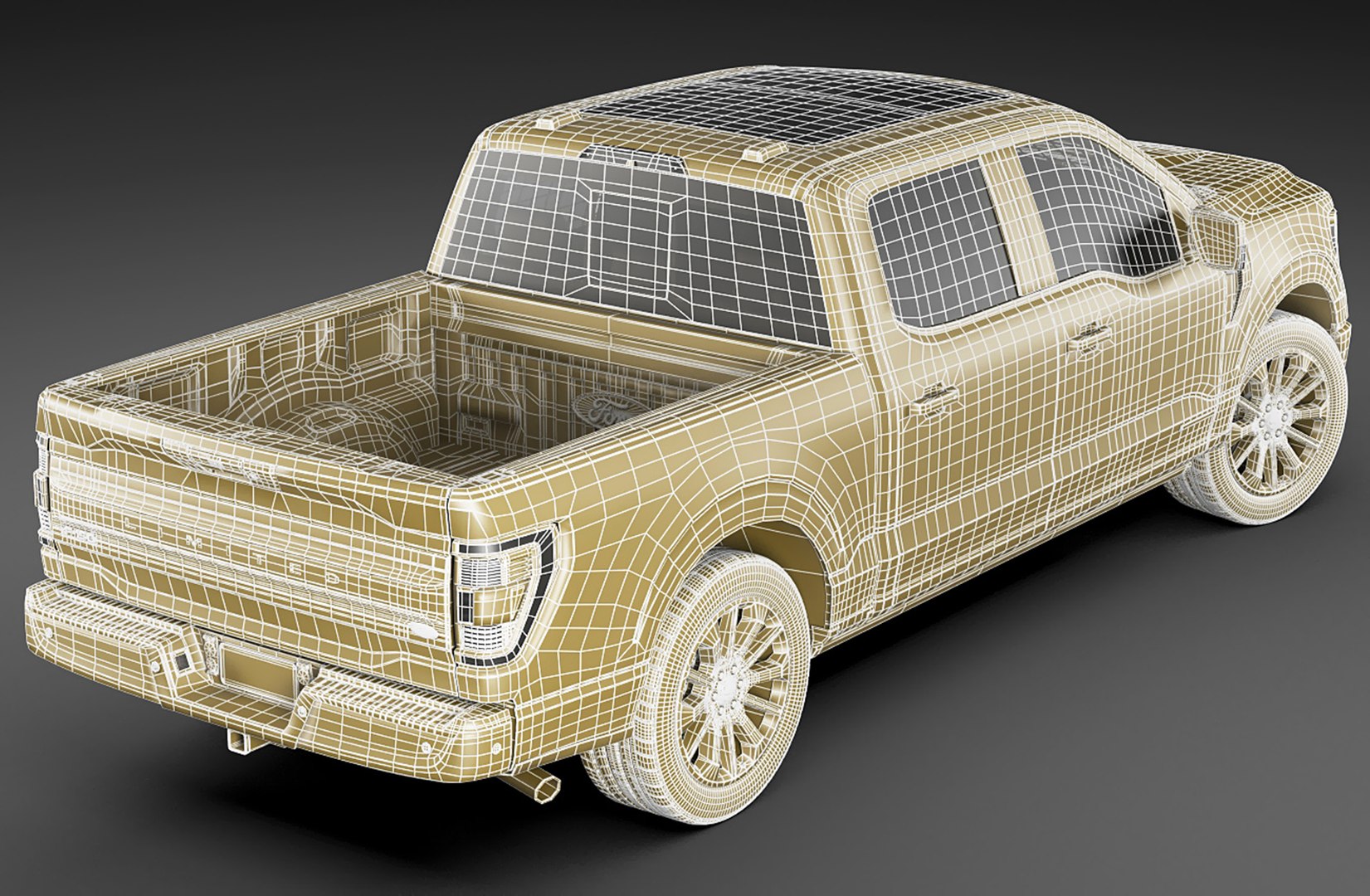 3D f-150 limited 2021 - TurboSquid 1648959