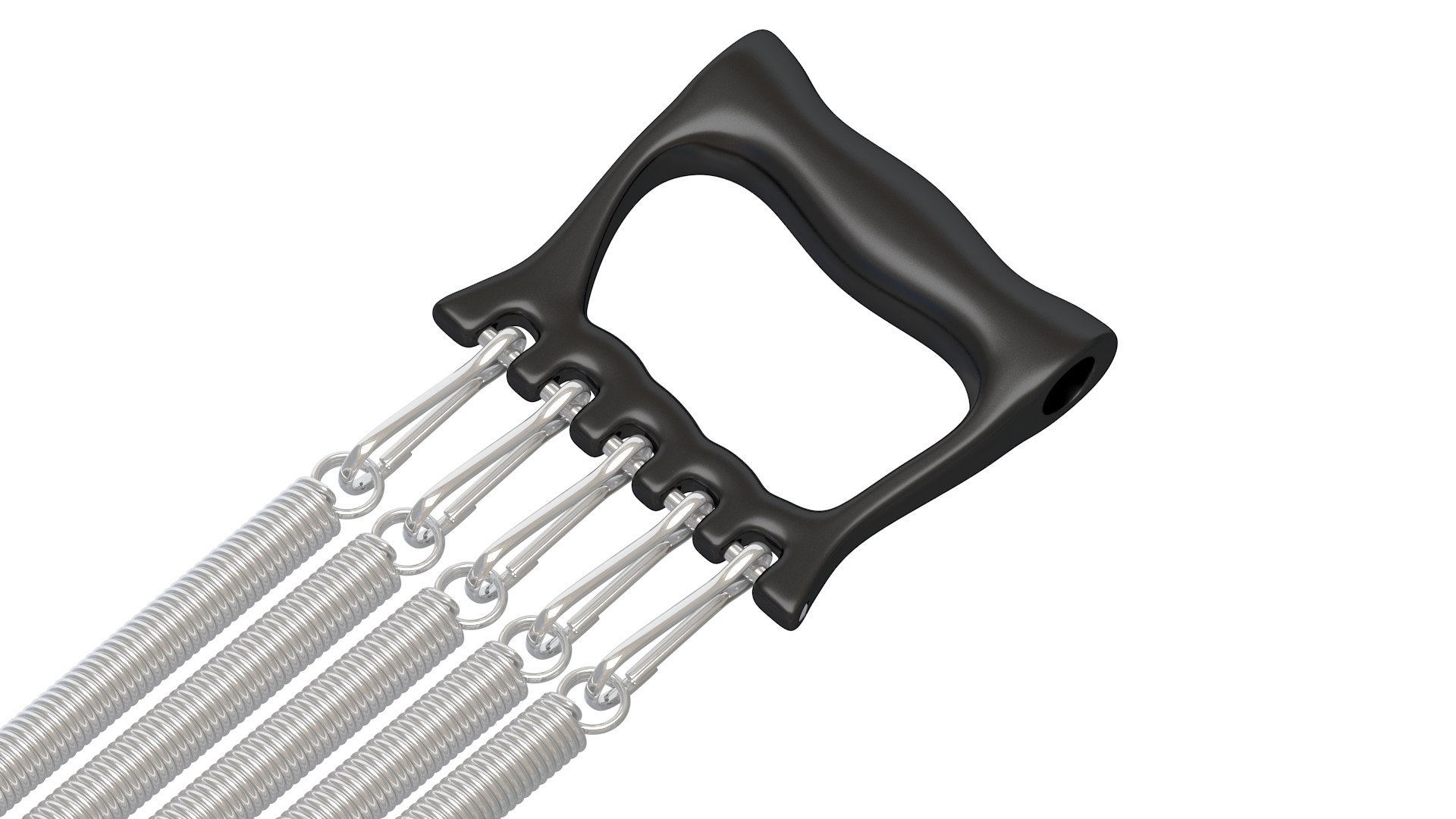 Spring Chest Expander Black 3D - TurboSquid 2019104