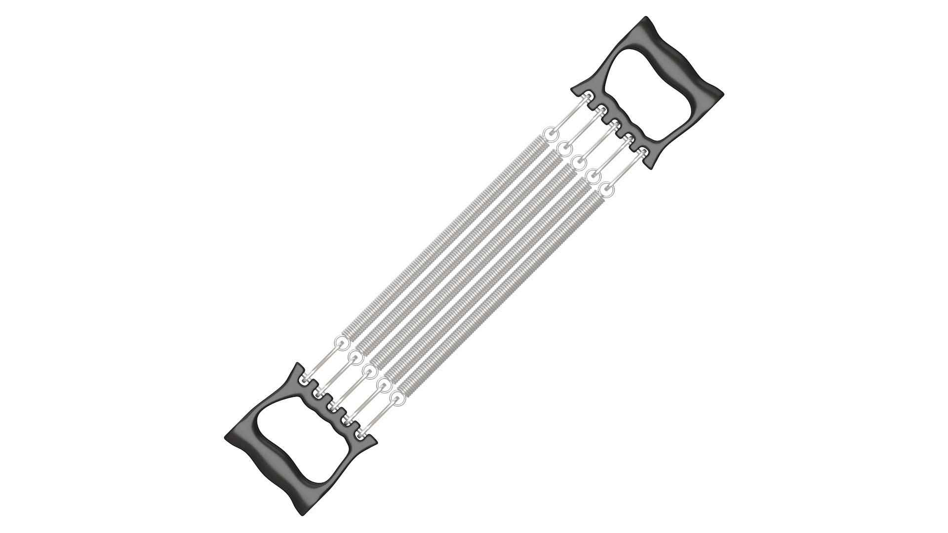 Spring Chest Expander Black 3D - TurboSquid 2019104