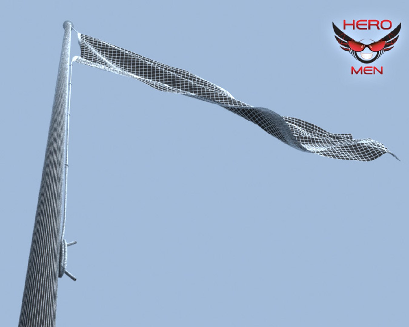 3d Flag Anguilla Model