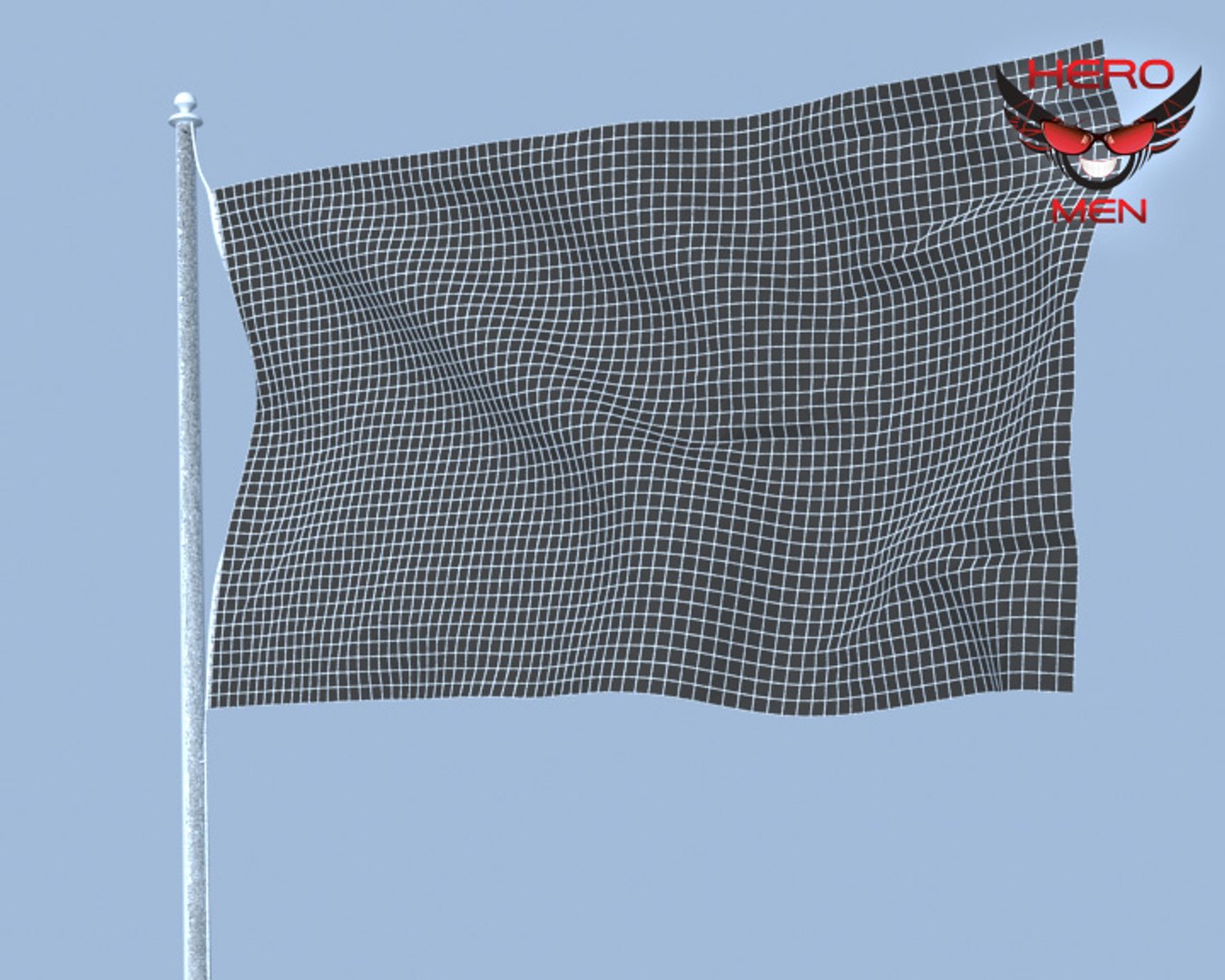3d Flag Anguilla Model