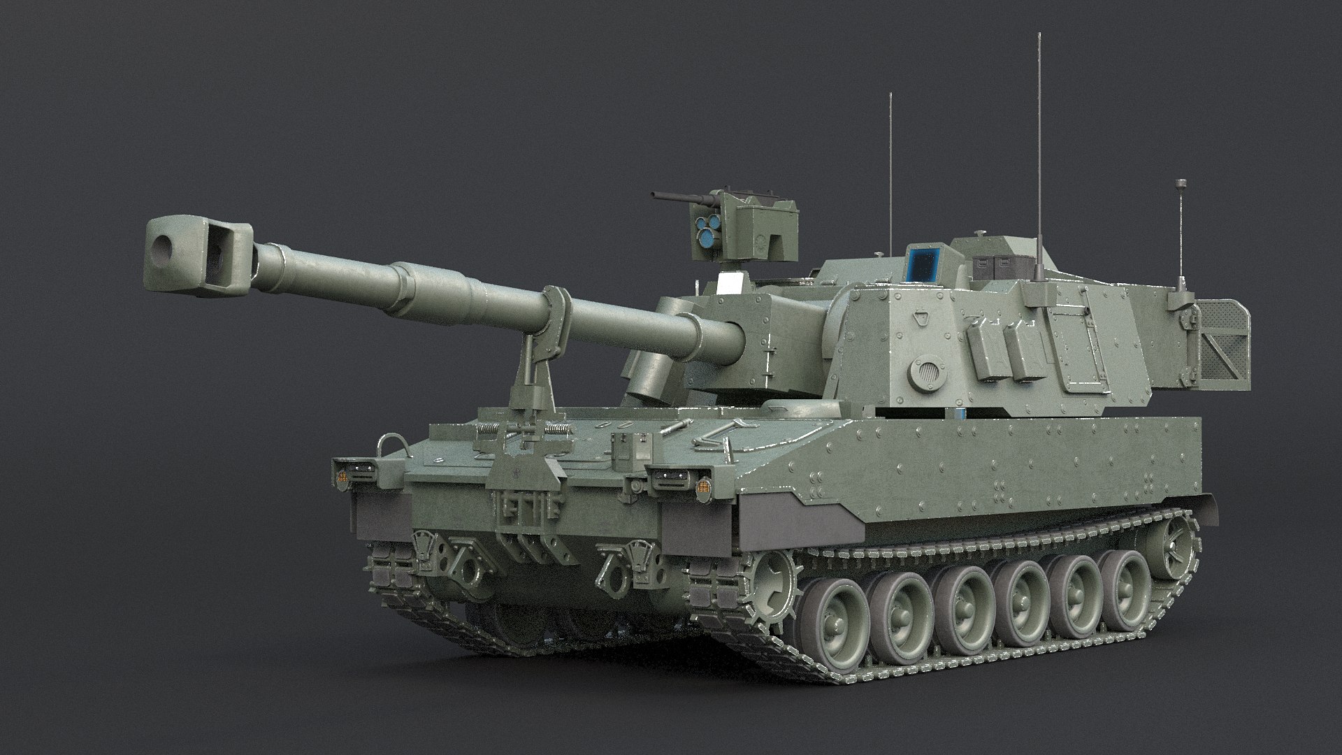 M109A7 Howitzer And Puma IFV Collection 3D Model - TurboSquid 2081606