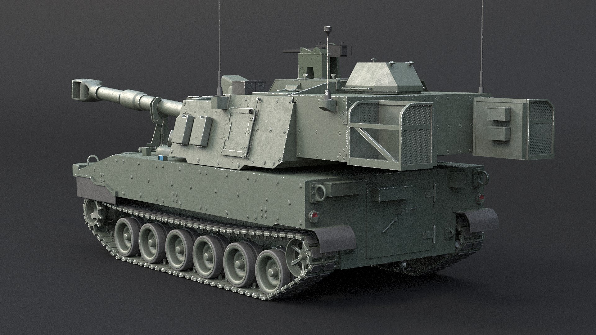 M109A7 Howitzer And Puma IFV Collection 3D Model - TurboSquid 2081606