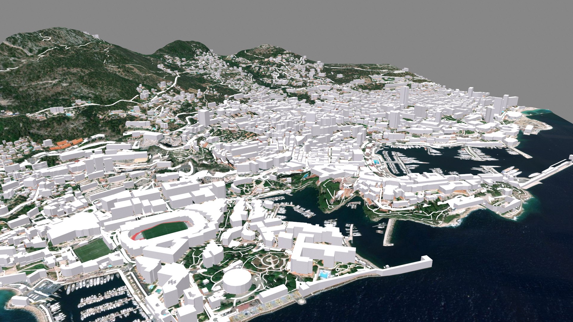 3D Cityscape Monte Carlo Monaco - TurboSquid 1946109