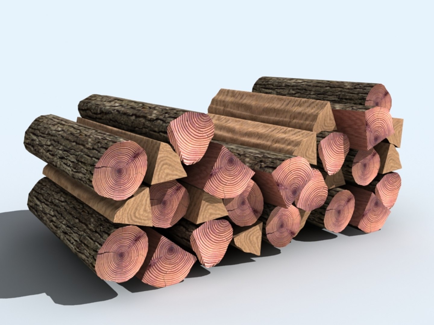 3d Model Firewood Wood