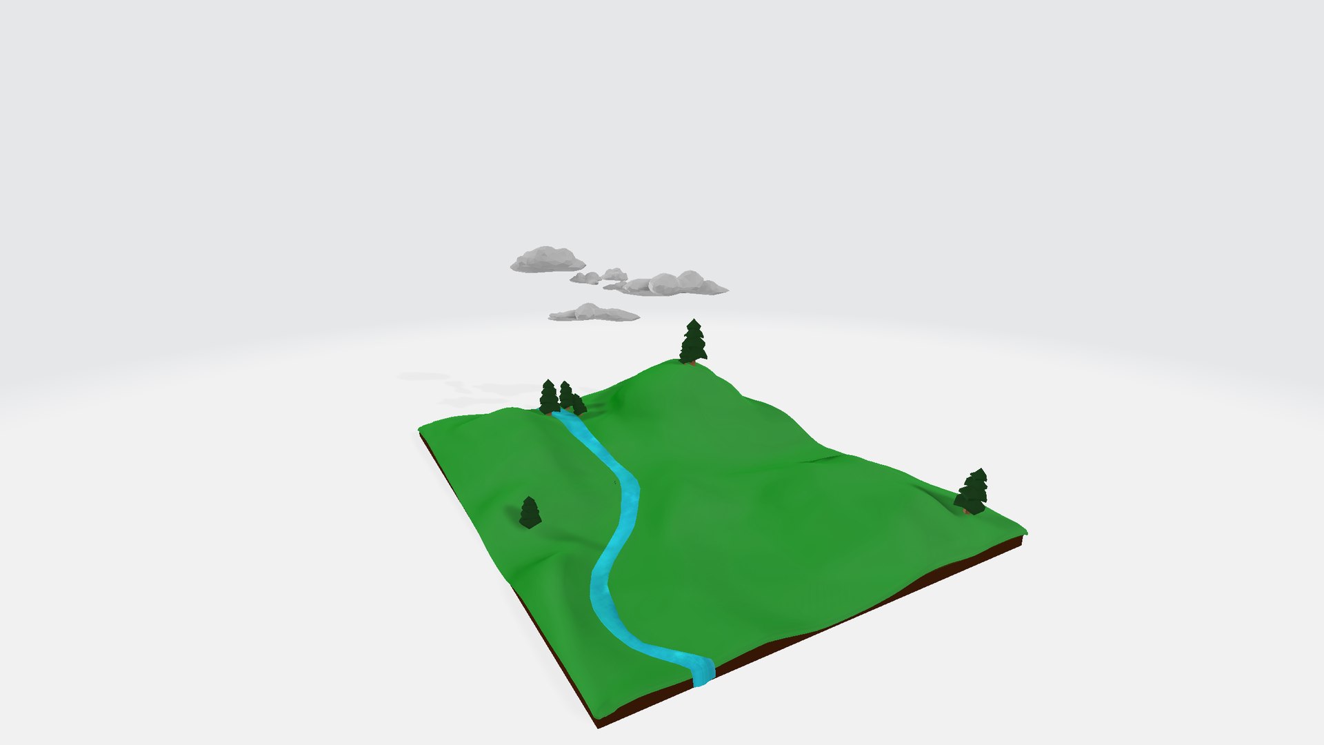 3D hill scene - TurboSquid 1492578