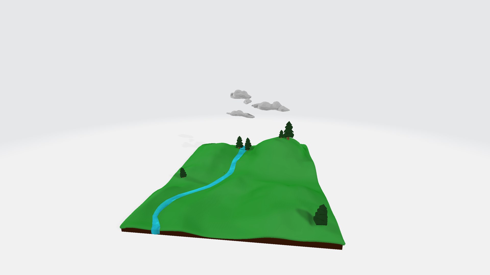 3D hill scene - TurboSquid 1492578