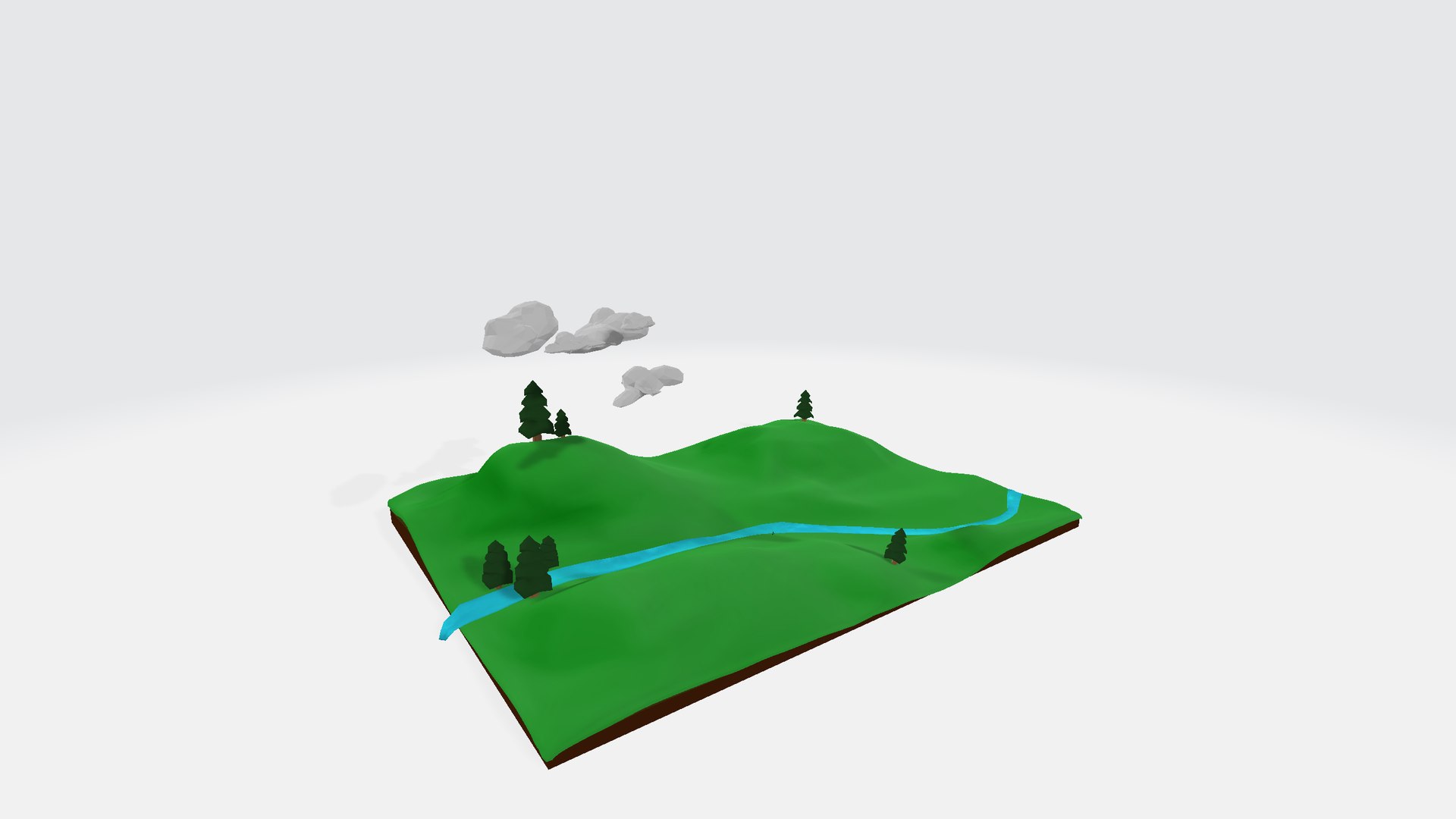 3D hill scene - TurboSquid 1492578