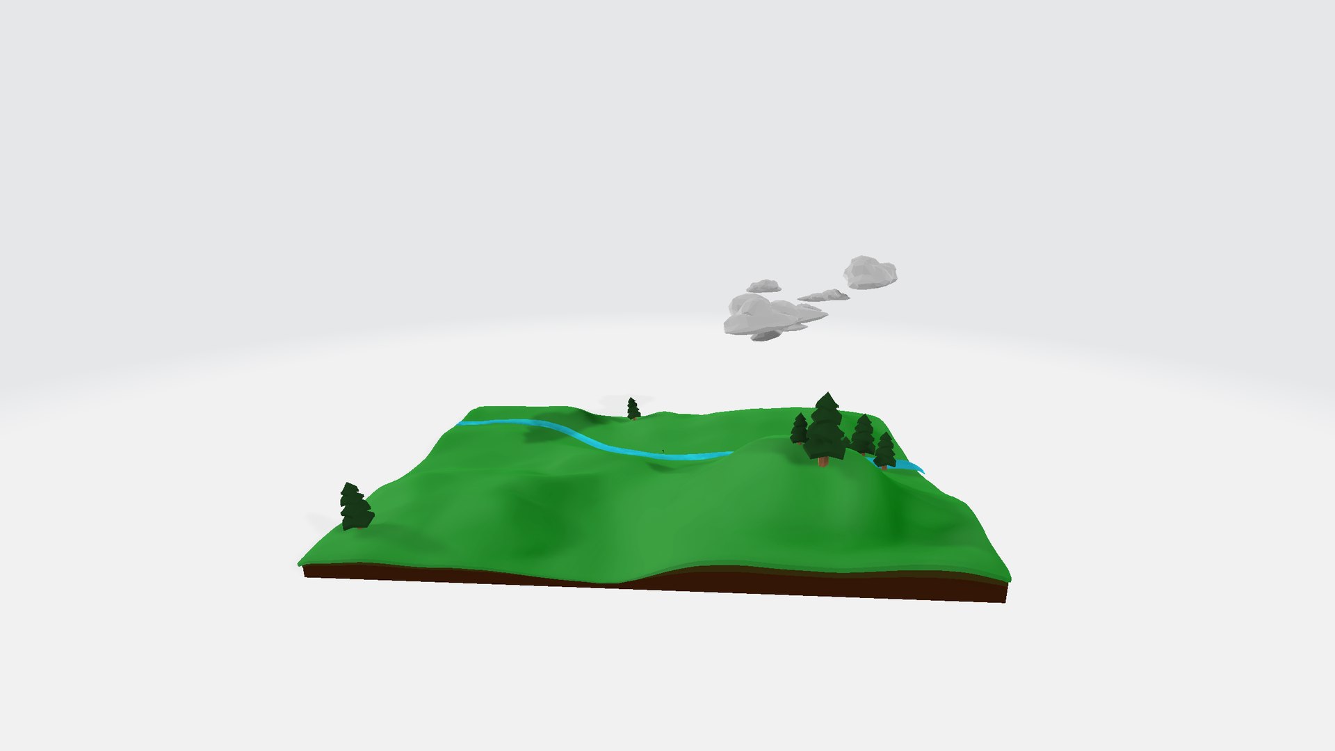 3D hill scene - TurboSquid 1492578