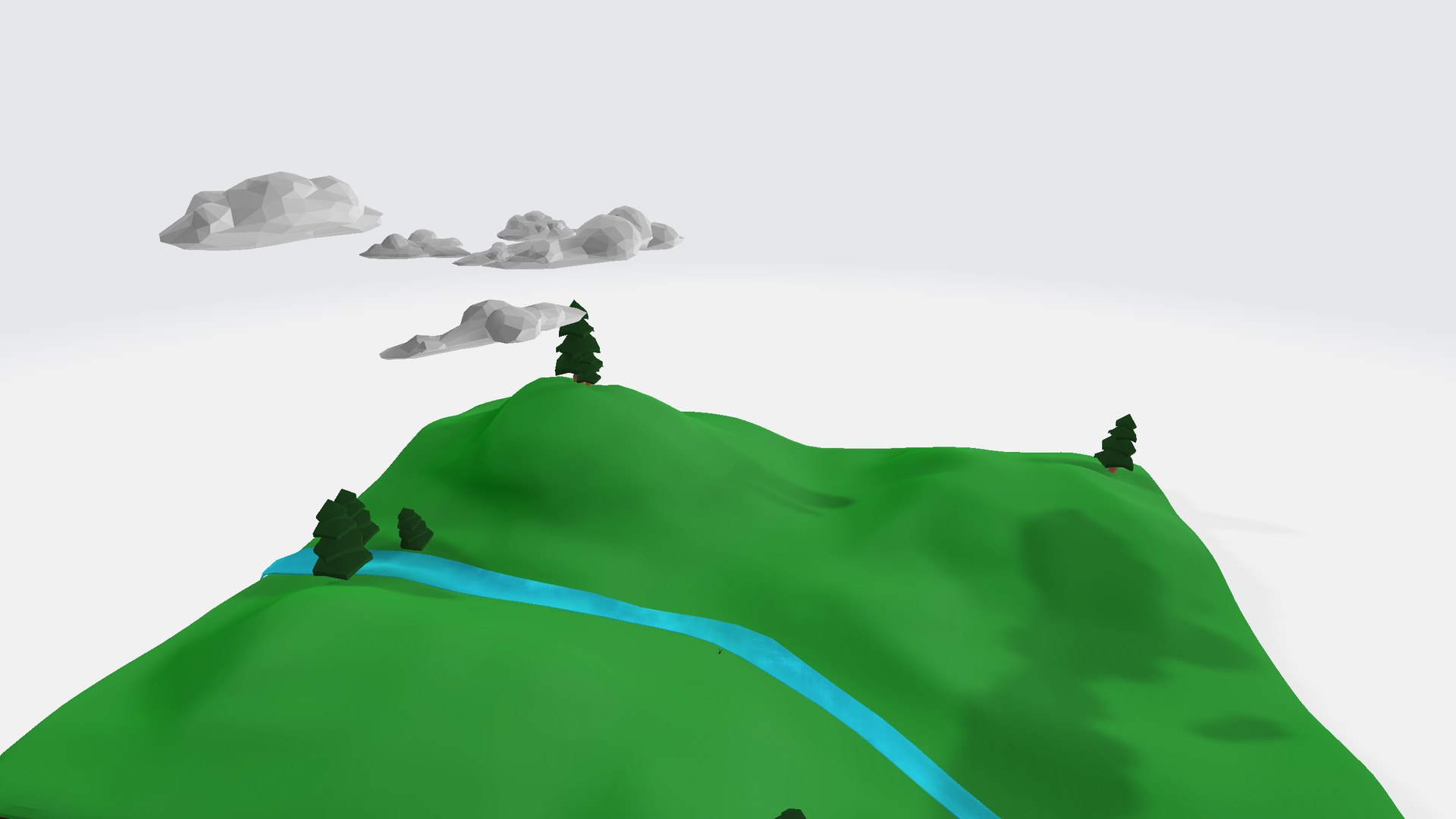 3D hill scene - TurboSquid 1492578