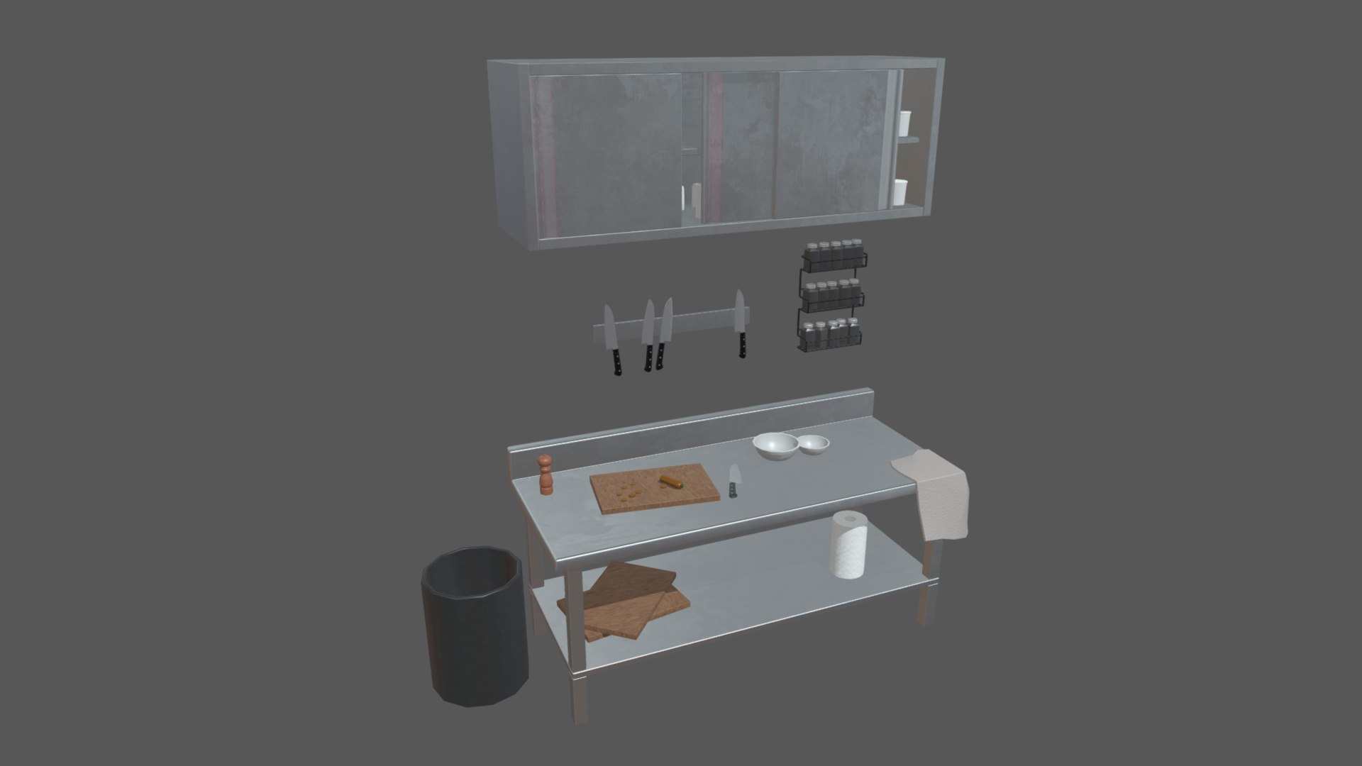 3D Cookware Set 01 - TurboSquid 2018422