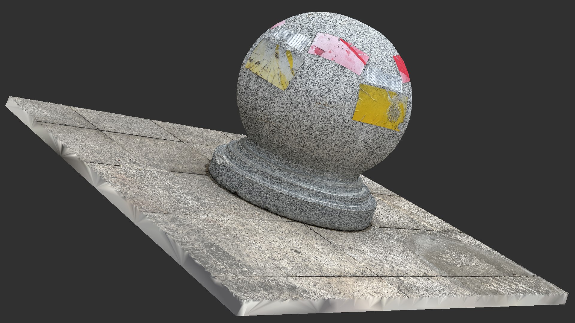 3D Round Stone Pier 3d Scan Model - TurboSquid 1995538