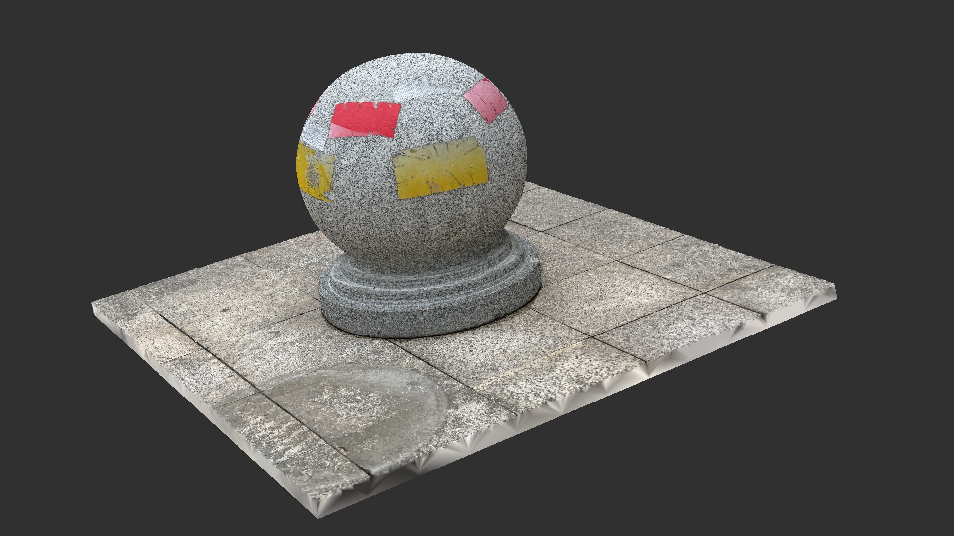 3D Round Stone Pier 3d Scan Model - TurboSquid 1995538
