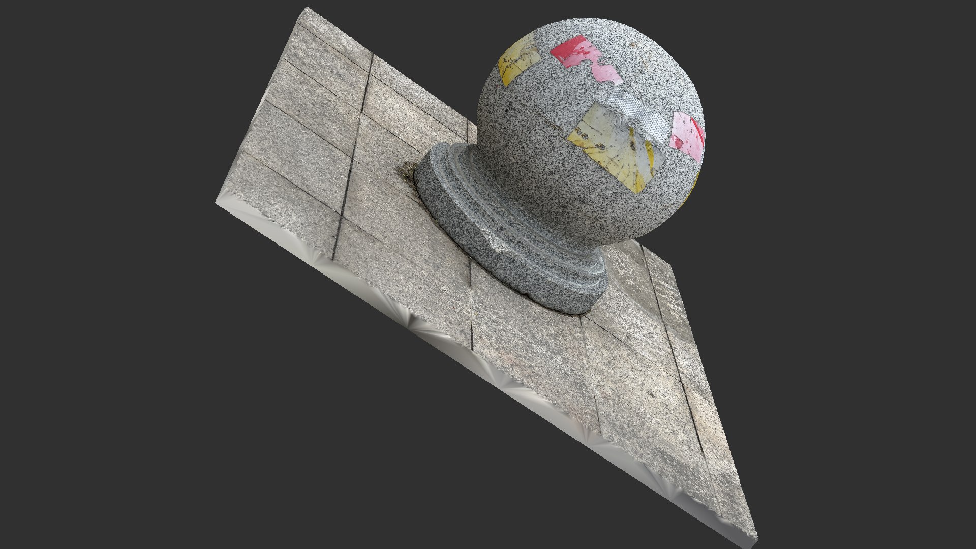 3D Round Stone Pier 3d Scan Model - TurboSquid 1995538