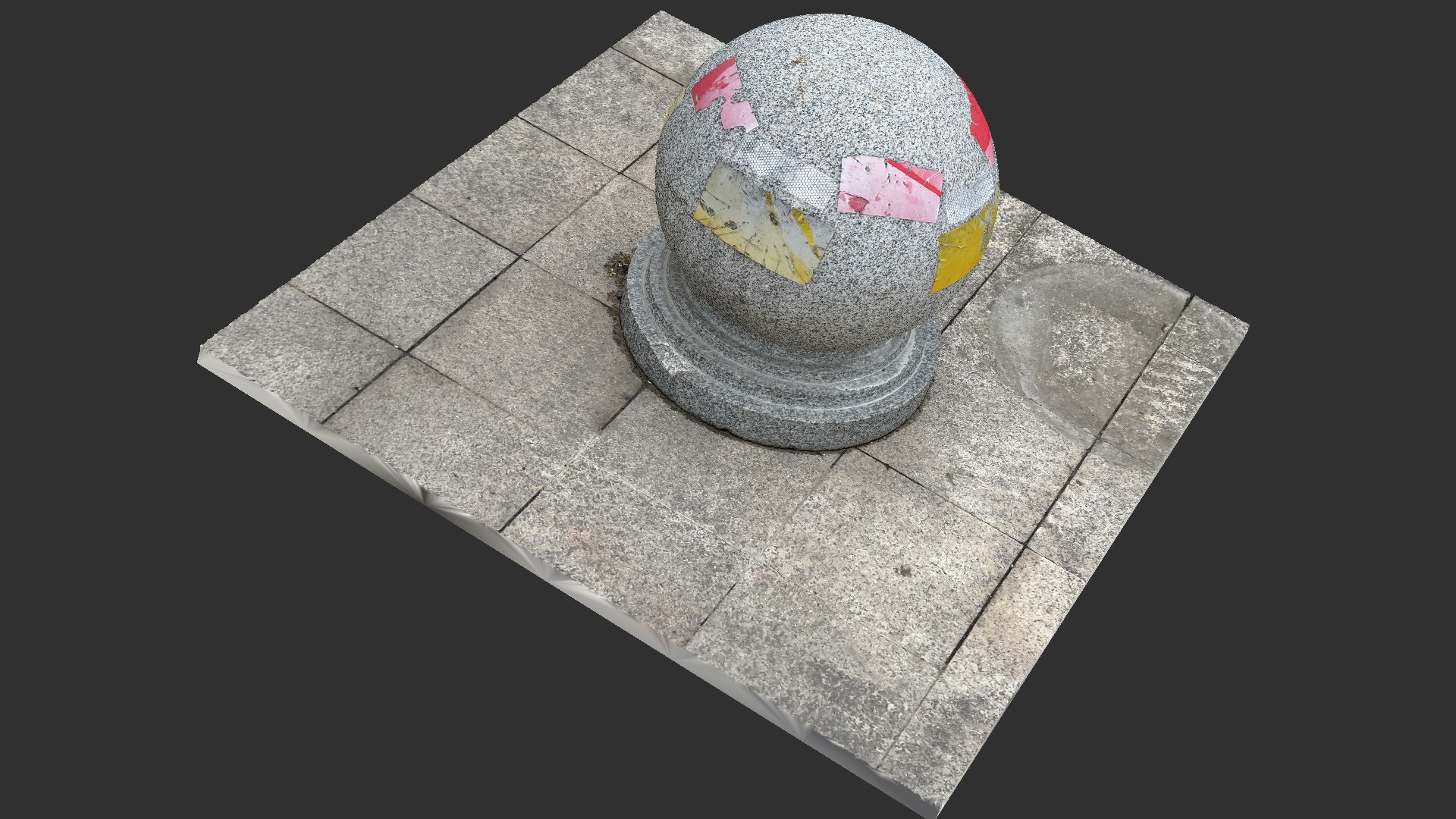 3D Round Stone Pier 3d Scan Model - TurboSquid 1995538