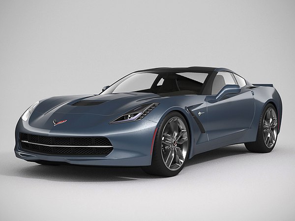 chevrolet corvette 2014 3d model