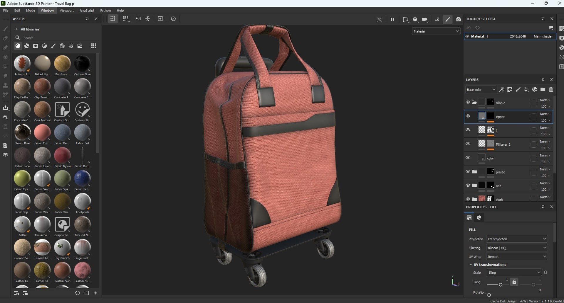 Fashionable Travel Bag 3D Model - TurboSquid 2167799