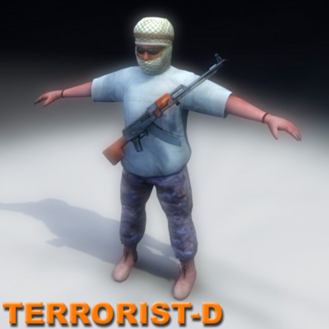 3d model terrorist insurgent
