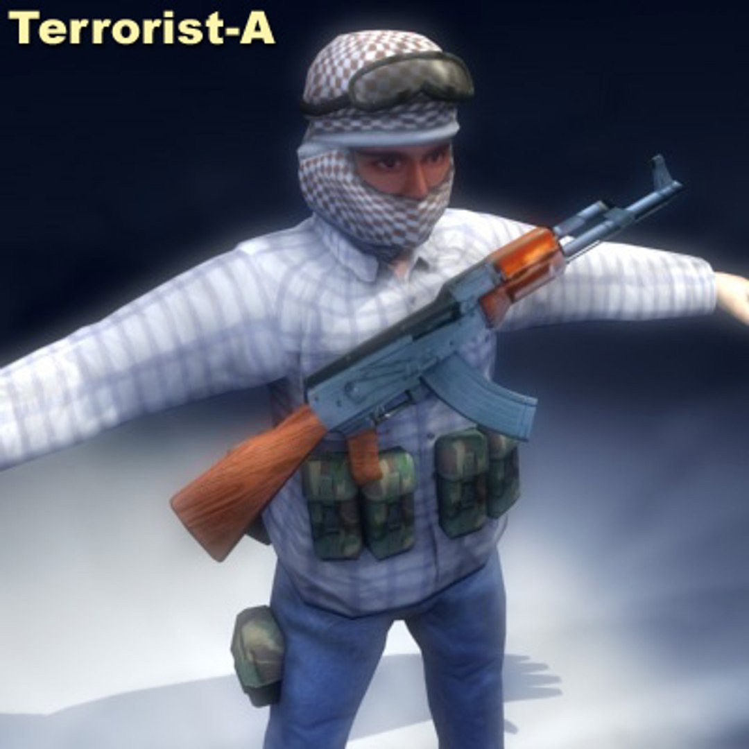 3d model terrorist insurgent