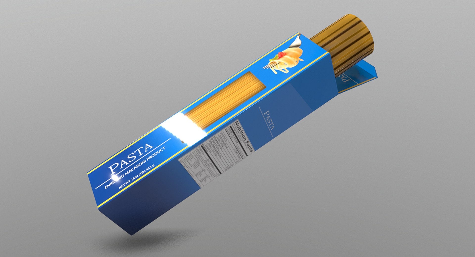 Pasta Box Bunch Model - TurboSquid 1289370