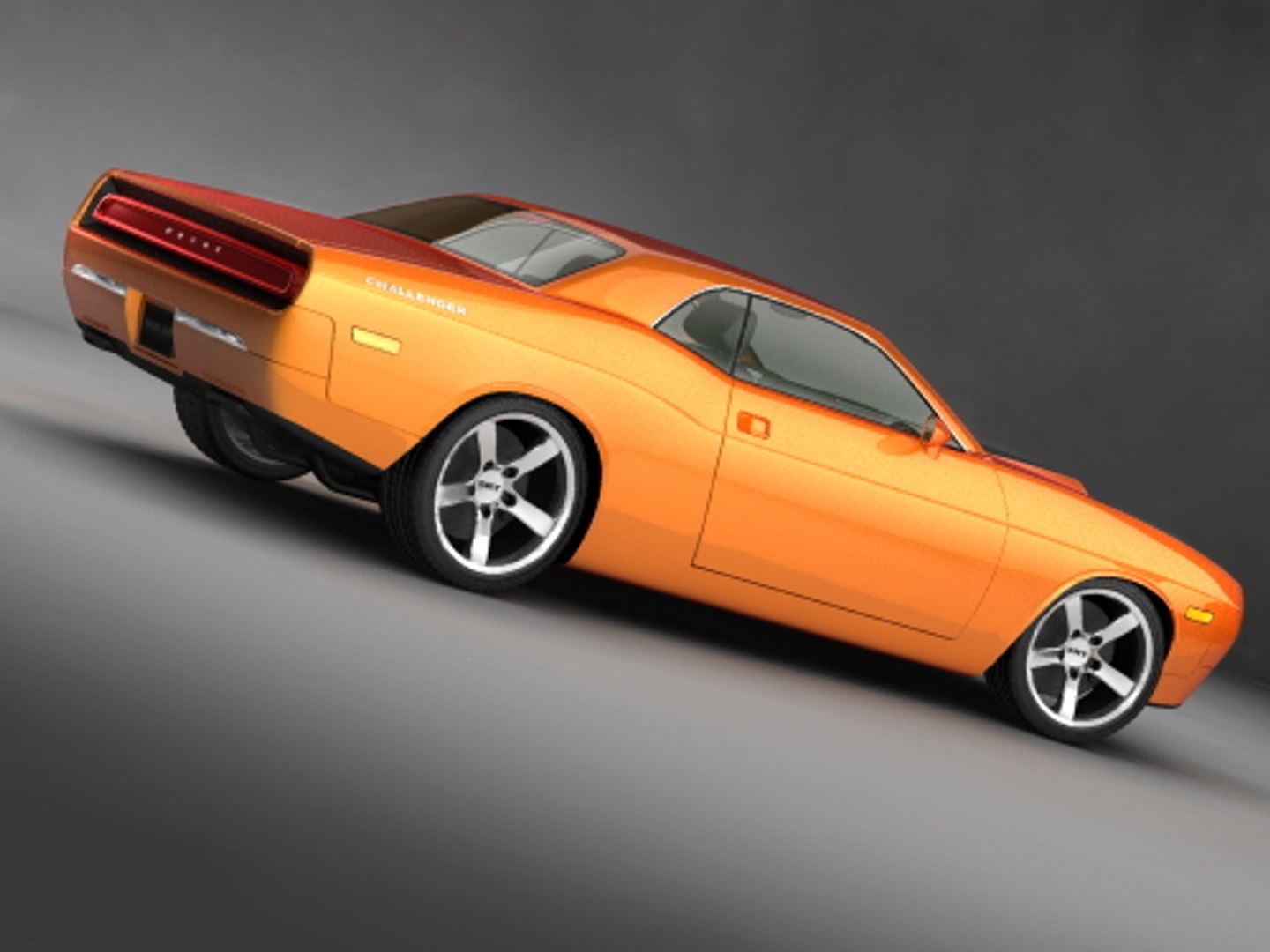 3d Dodge Challenger Concept