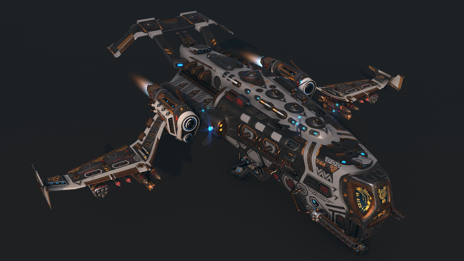 Spacecraft 04 Modular Pack Model - TurboSquid 1810201