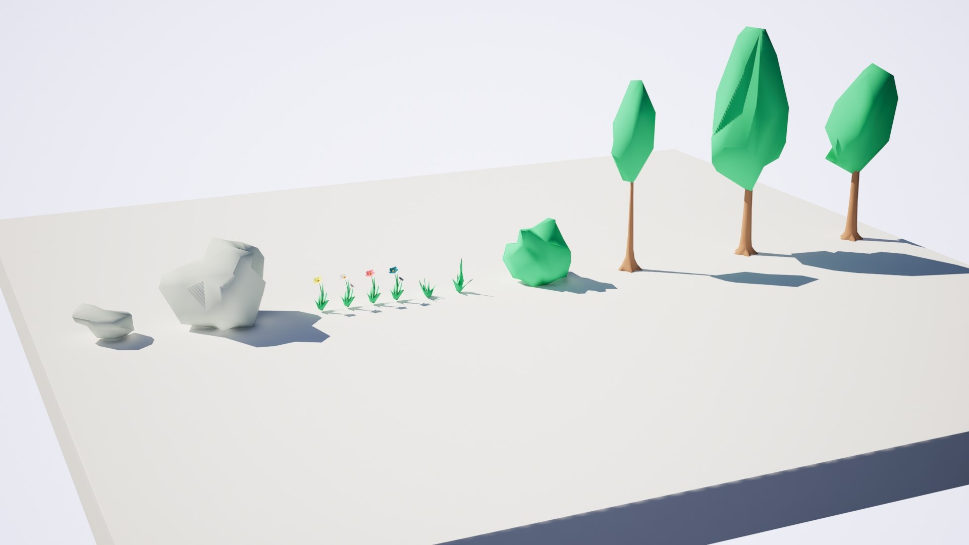 3D Low Poly Forest Pack - TurboSquid 2333263