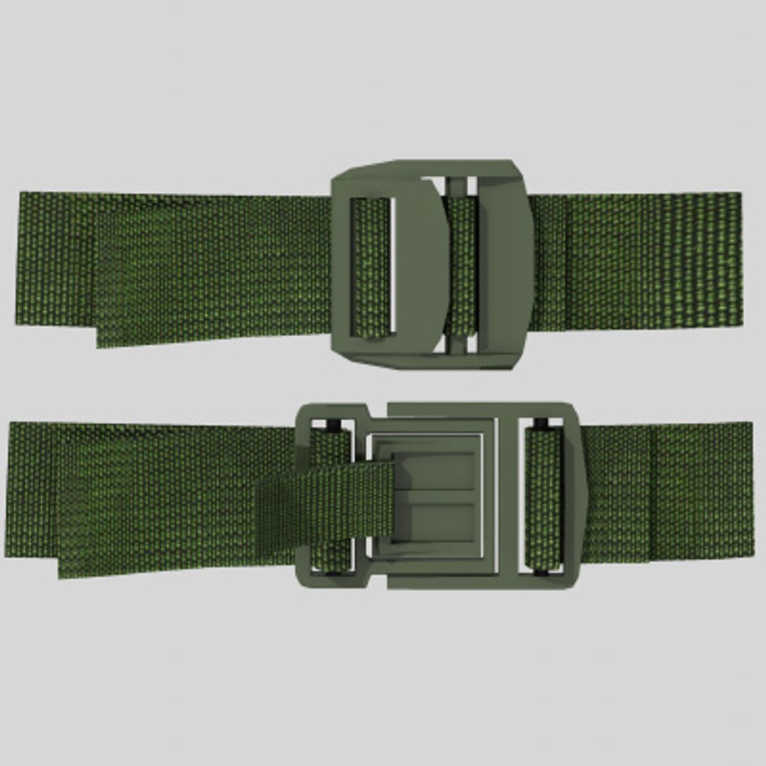 3d Backpack Quick Release Clips Model