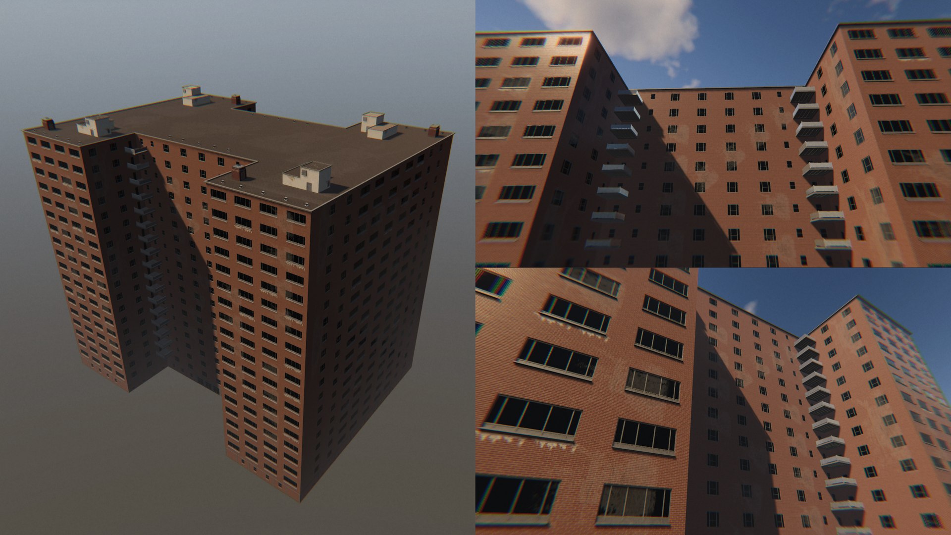 3D HDRP NYC-like City Buildings Set PBR - TurboSquid 2013433