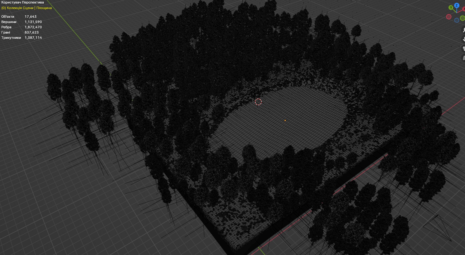 3D Model Lake In The Forest - TurboSquid 2191562