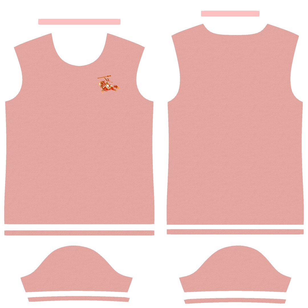 3D Girls Pink Tops In Low Poly - TurboSquid 2366513