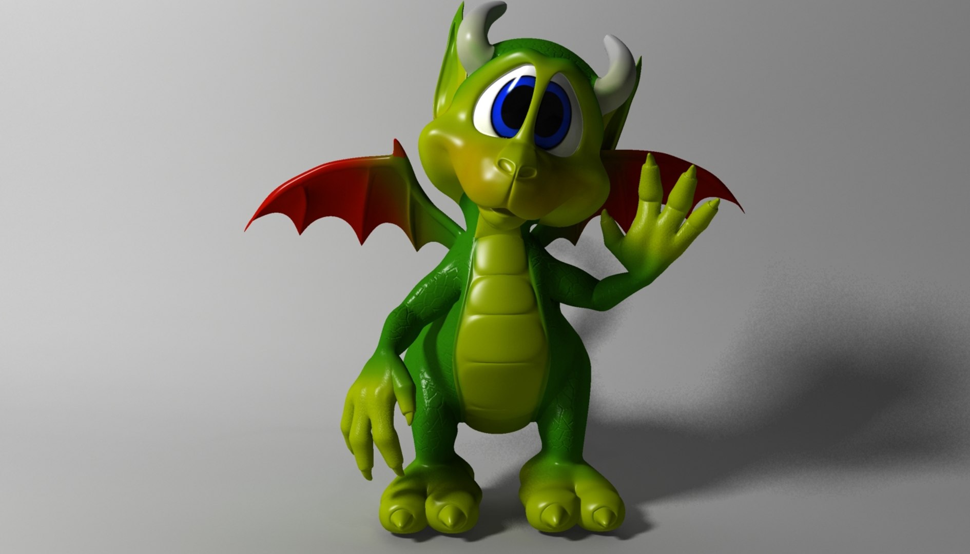 Cute Cartoon Dragon Rigged X