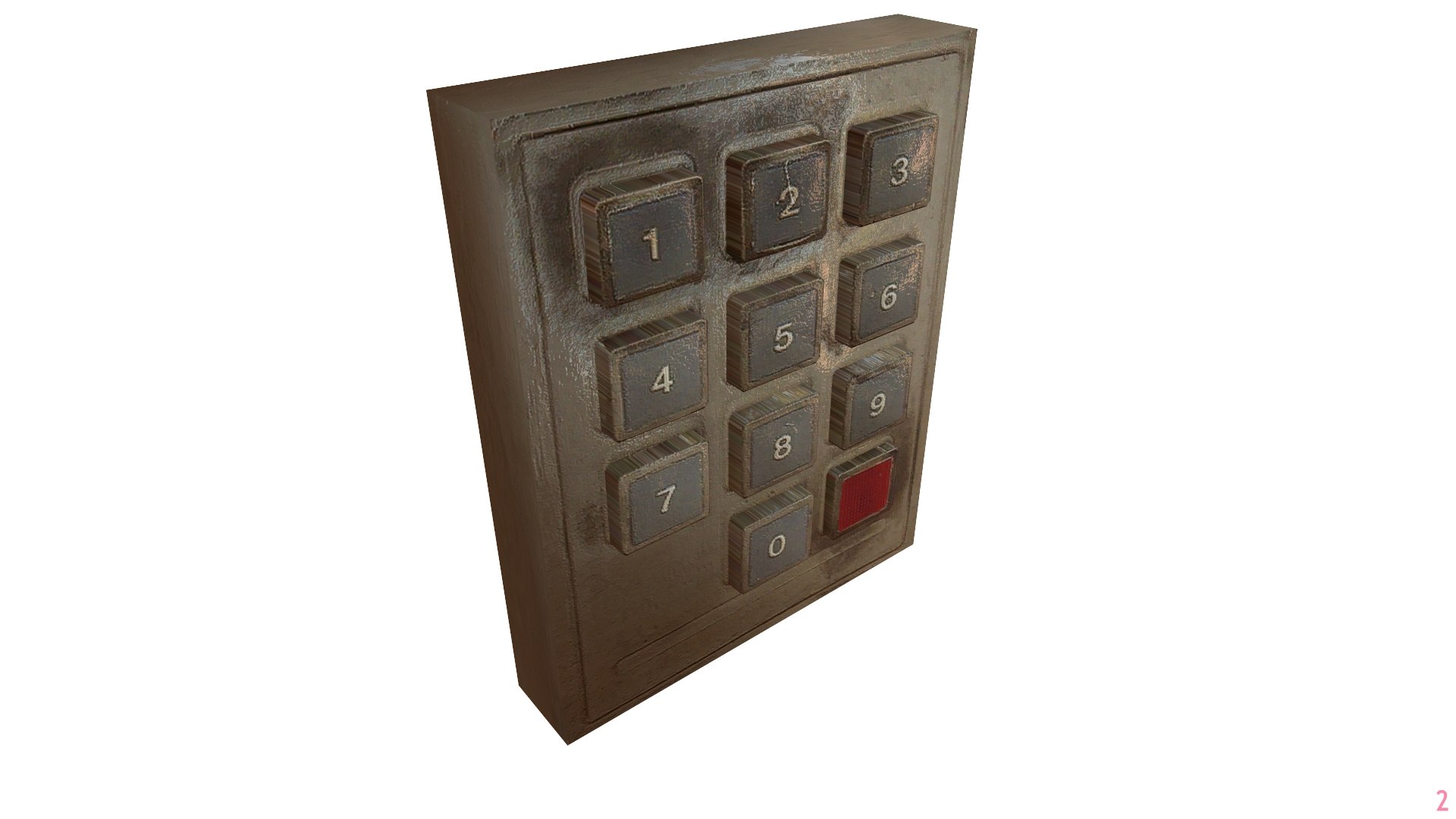 3D Device Keypad Locking Model - TurboSquid 1463335