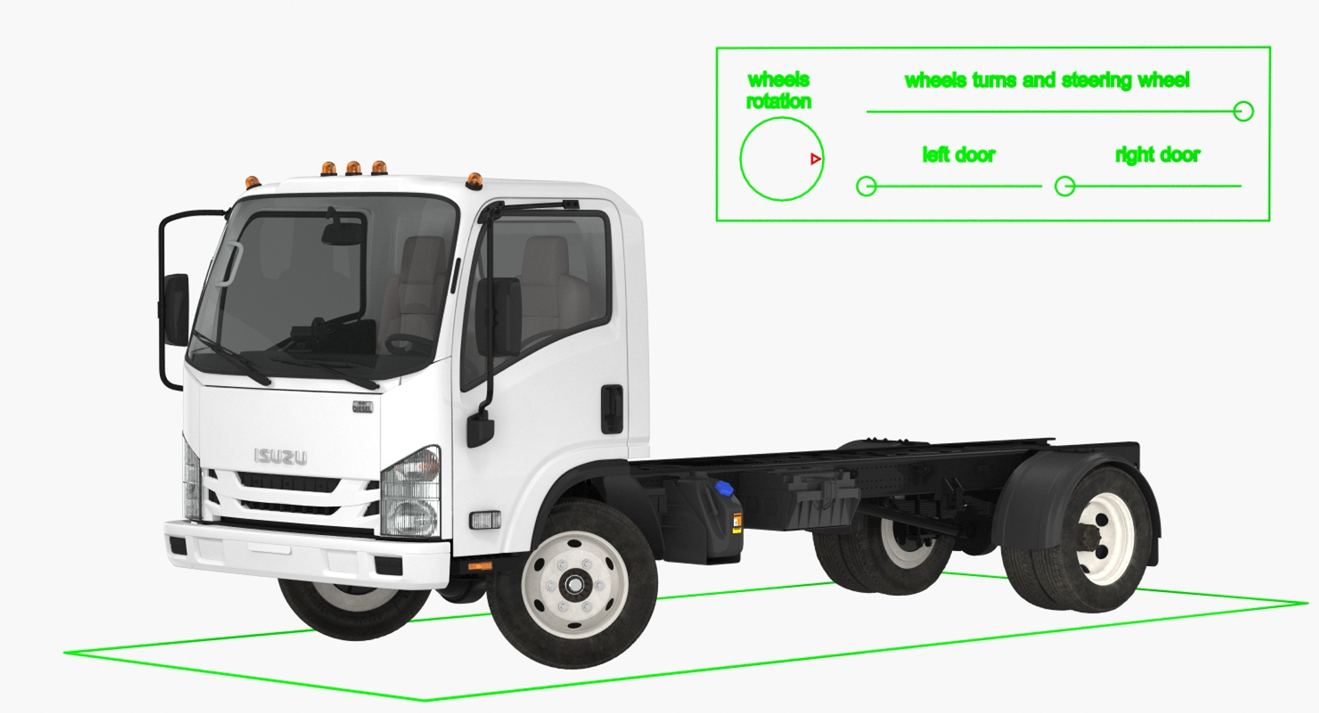 Commercial Truck Isuzu Npr 3D - TurboSquid 1243736