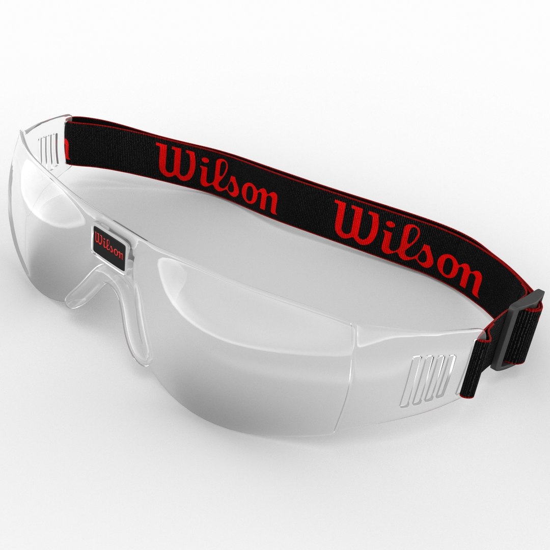Racquetball Goggles Wilson 3d Model