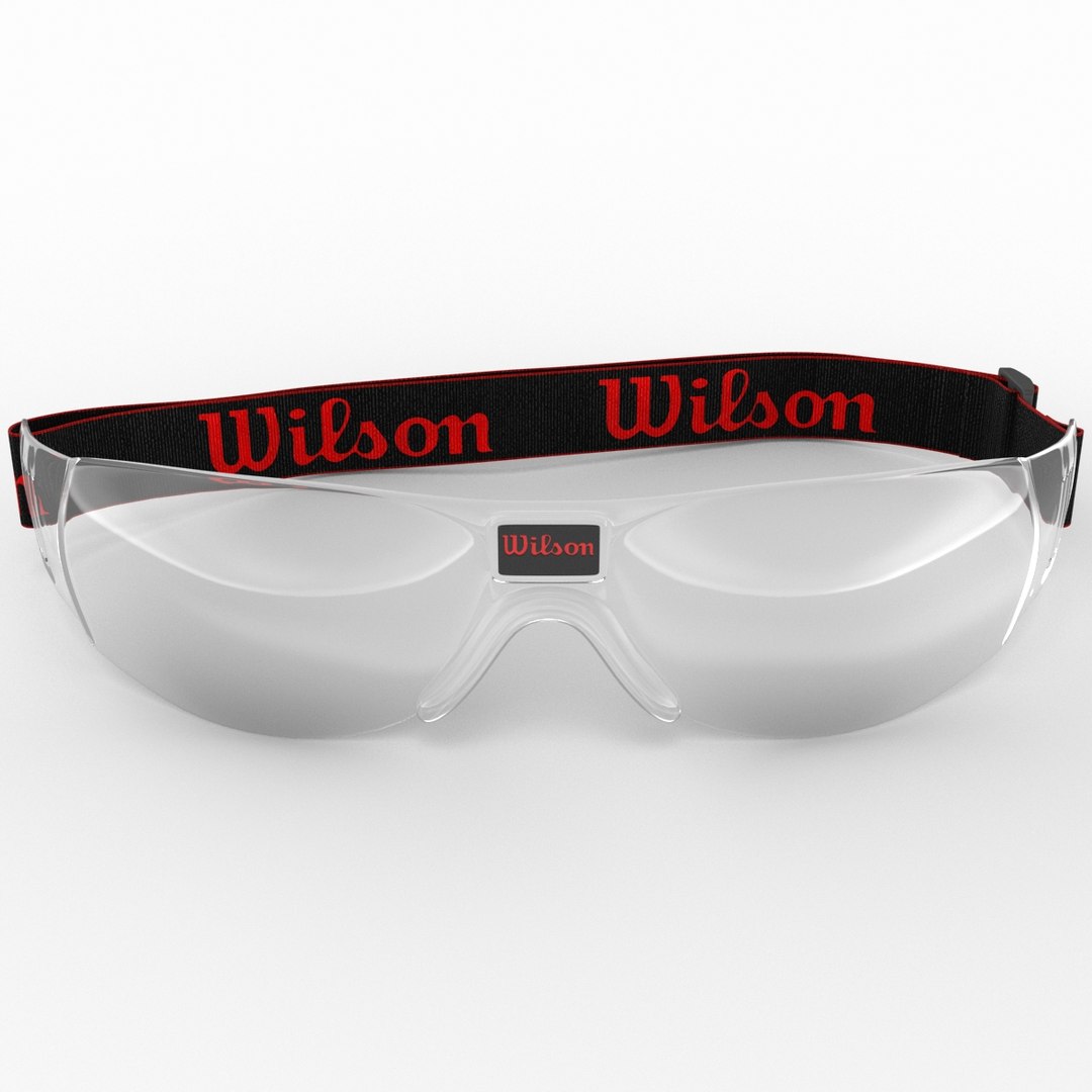 Racquetball Goggles Wilson 3d Model